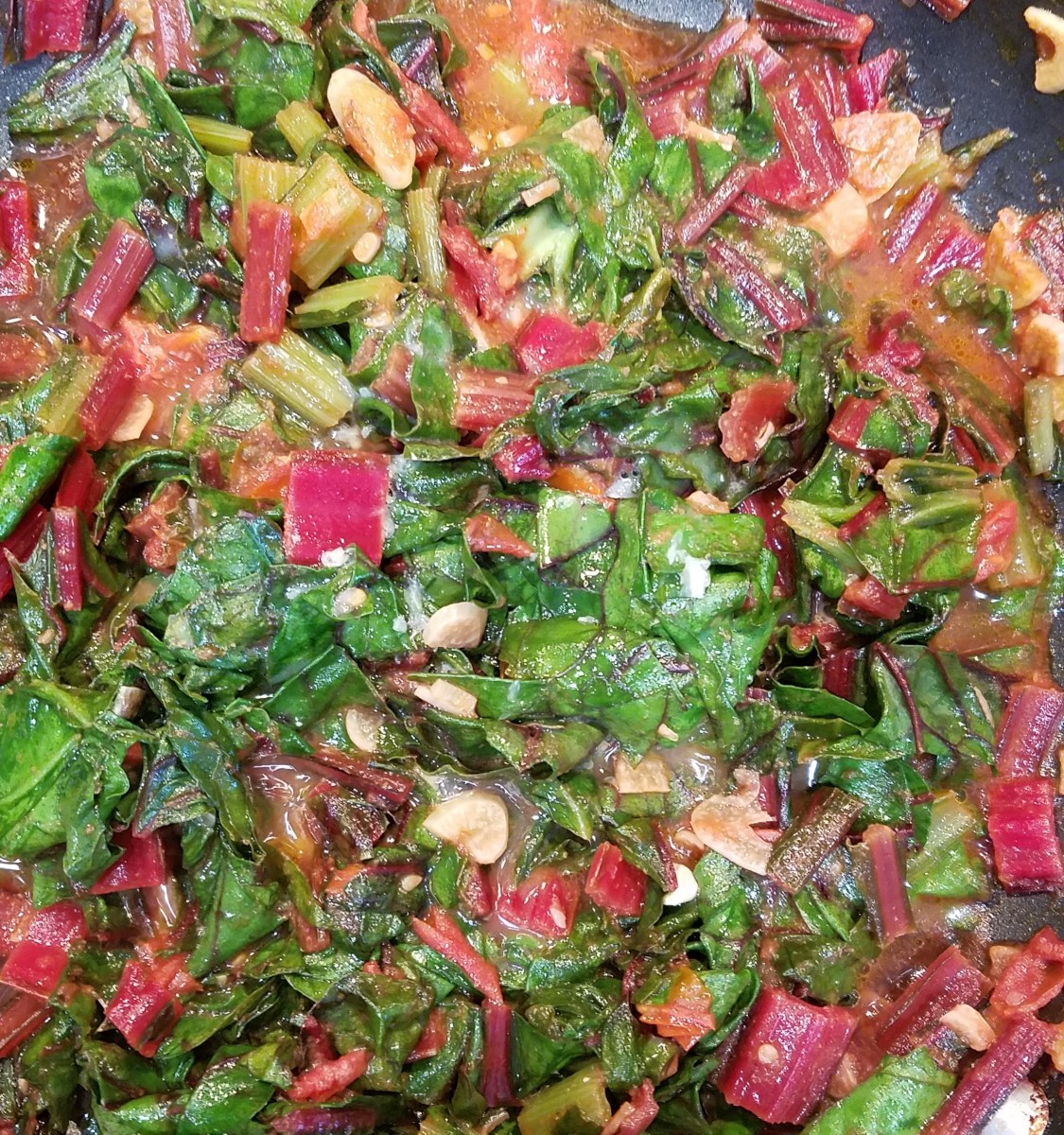 Recipe: Garlicky Chard with Tomatoes – Claire Aucella