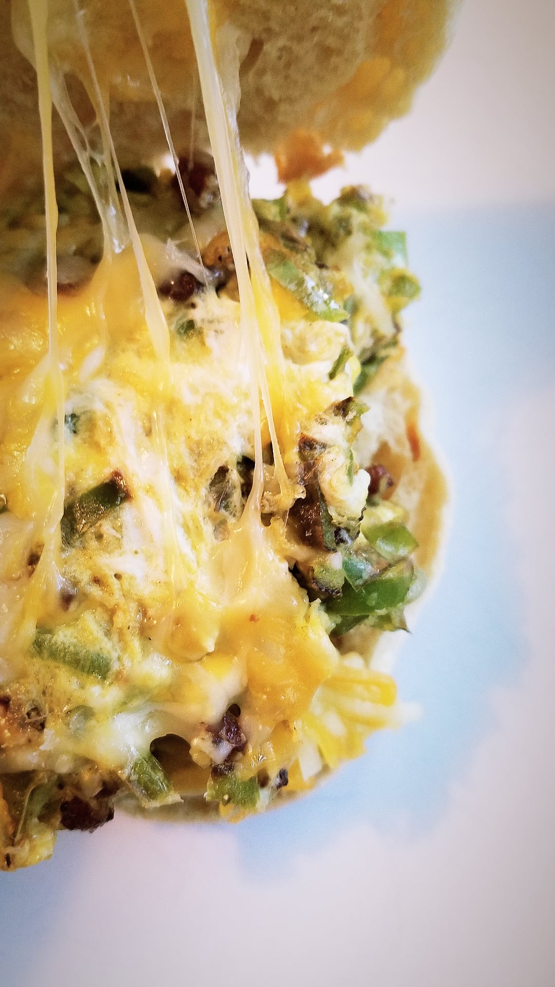 Recipe: Loaded Breakfast Sandwich with Bacon, Peppers, and Cheese ...